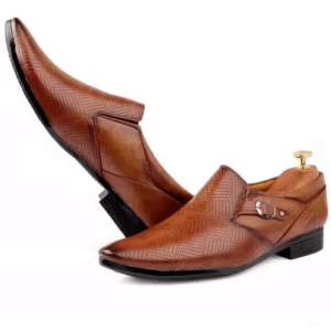 Side Buckle Design Formal Shoes for Men